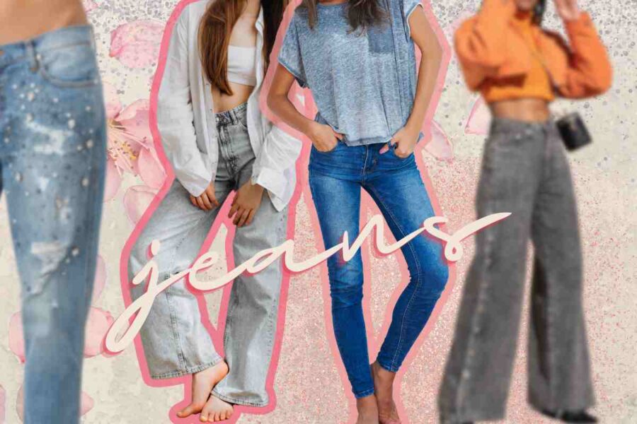 Larghi, stretti, baggy: i jeans must-have del momento hanno un ...